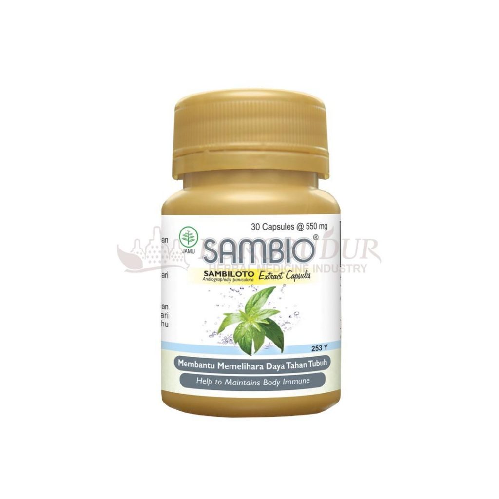 SAMBIO 30 KAPSUL || POM TR 142381071 — PT Industri Jamu Borobudur