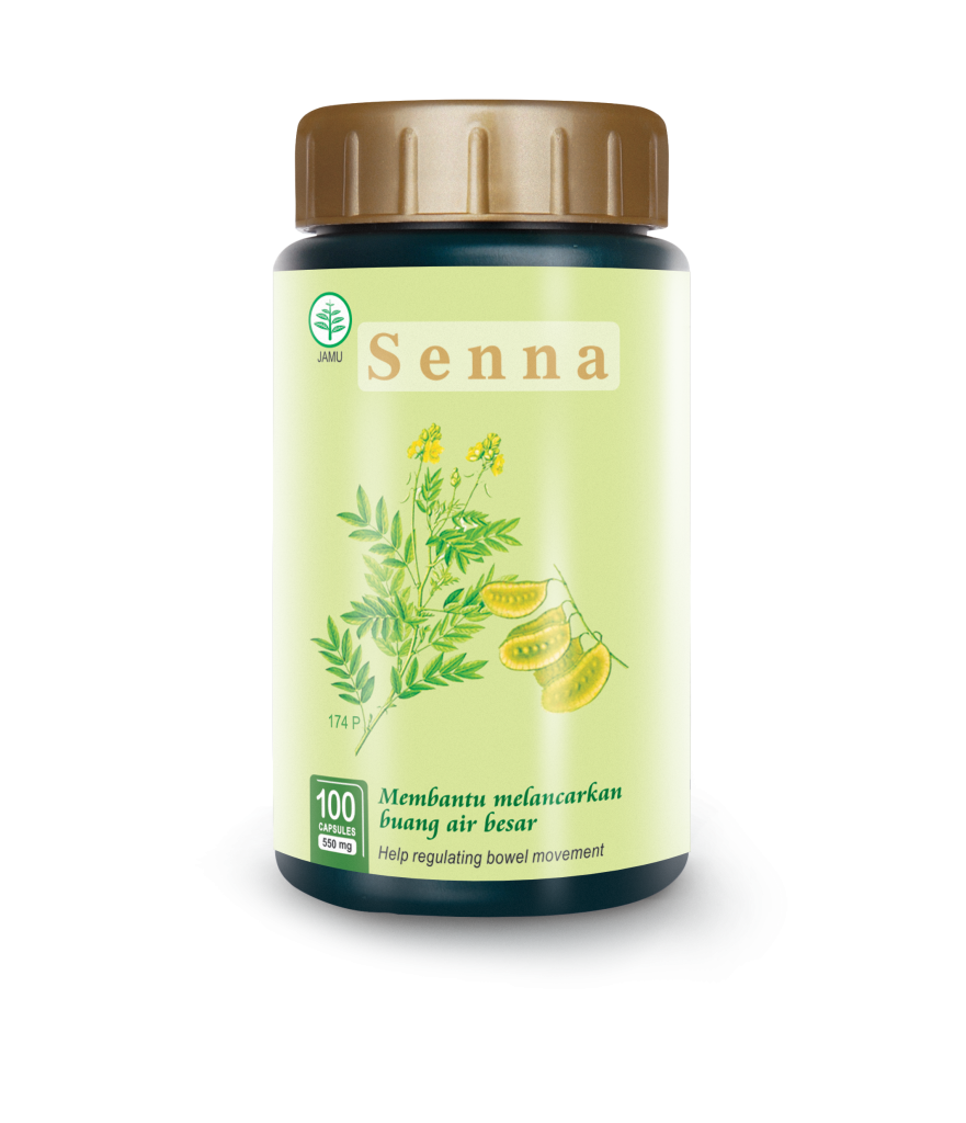 SENNA 100 Kapsul || POM TR 062363921 — PT Industri Jamu Borobudur