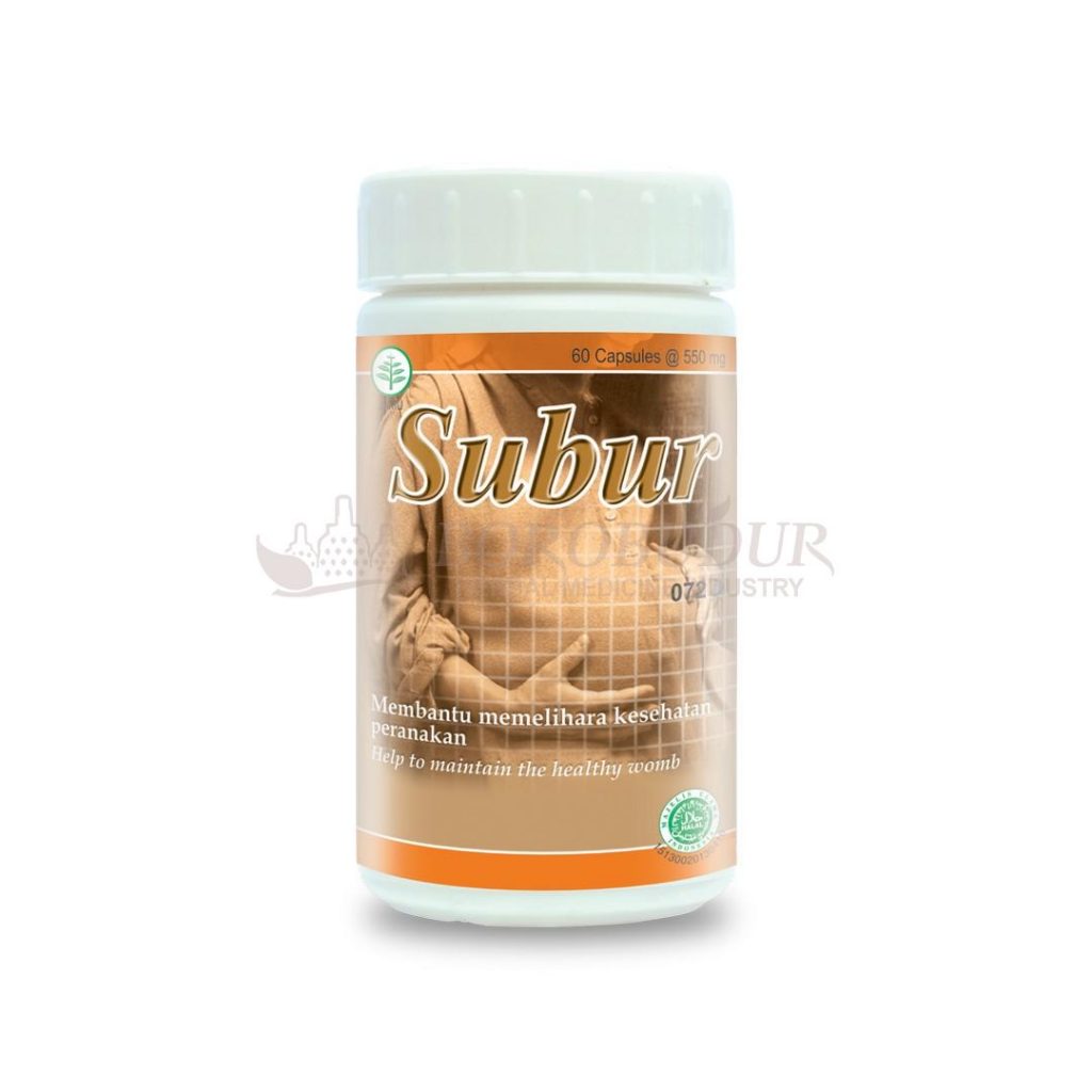 SUBUR 60 KAPSUL || POM TR 32324601 — PT Industri Jamu Borobudur